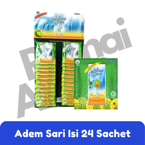 Jual ADEM SARI MINUMAN UNTUK PANAS DALAM ISI 24 SACHET | Shopee Indonesia
