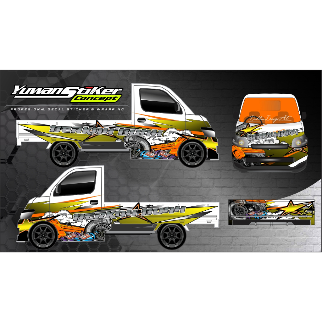 Jual STIKER DECAL GRANDMAX THAILOOK SAMLONG | Shopee Indonesia