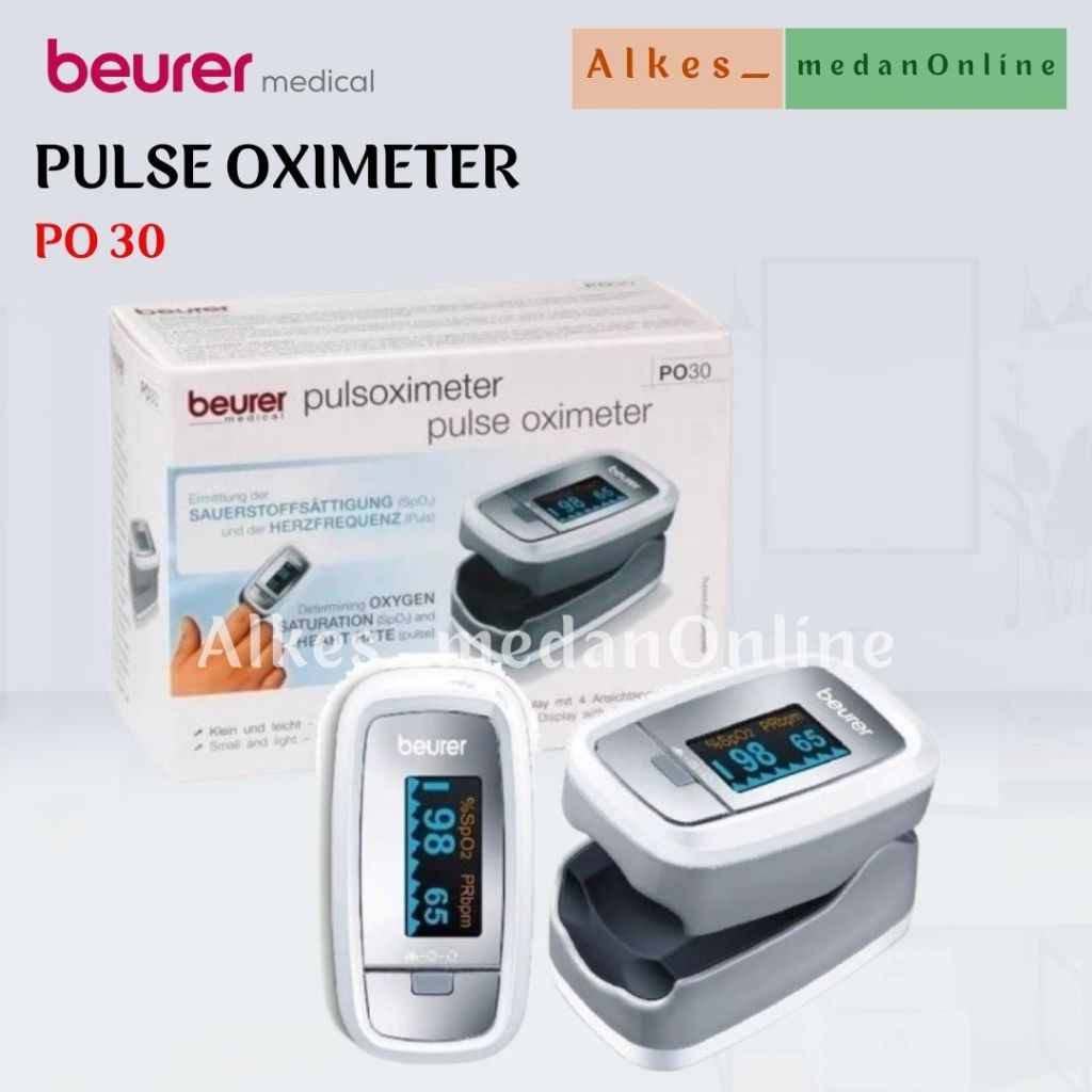 Jual Beurer Pulse Oxymeter PO30 / Oximeter / Alat Cek Saturasi Oksigen ...