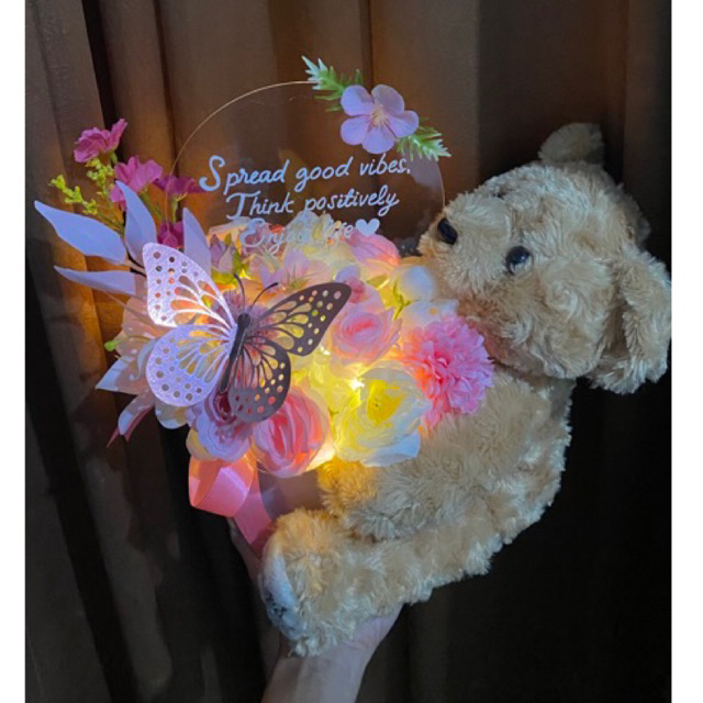 Jual Bloom box hug | bloom box | boneka box | Shopee Indonesia