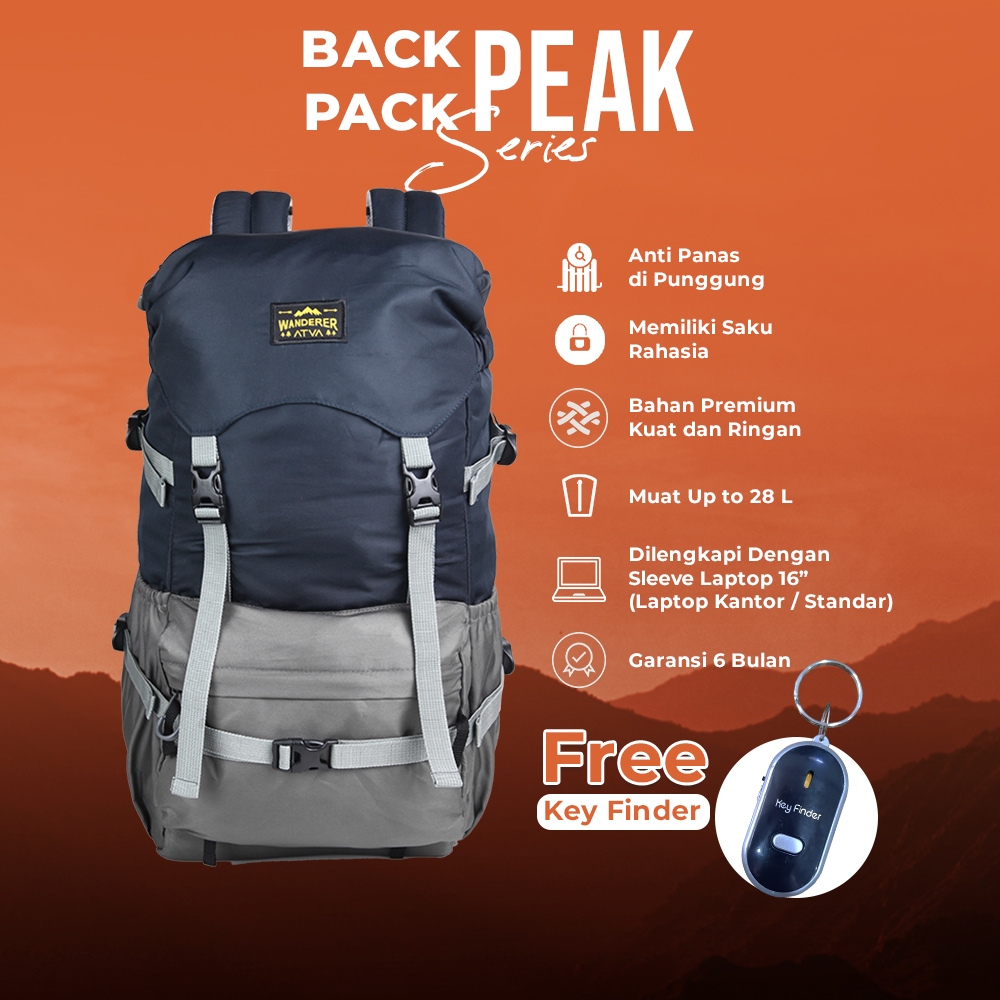 Jual Tas Backpack Pria Wanita Tas semi carrier Outdoor Waterproof muat ...