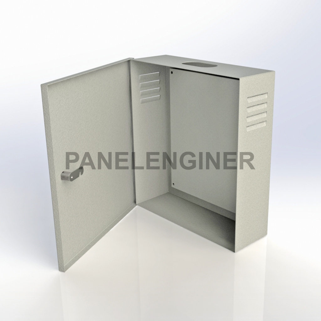 Jual BOX PANEL CUSTOM 36x40x12 plat 1,2mm full powder coating enclosure ...