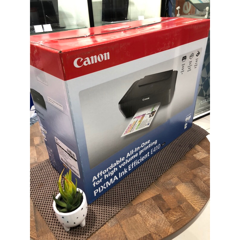 Jual PRINTER CANON PIXMA E410 PRINT COPY SCAN LENGKAP 1 SET CATRIDGE ...