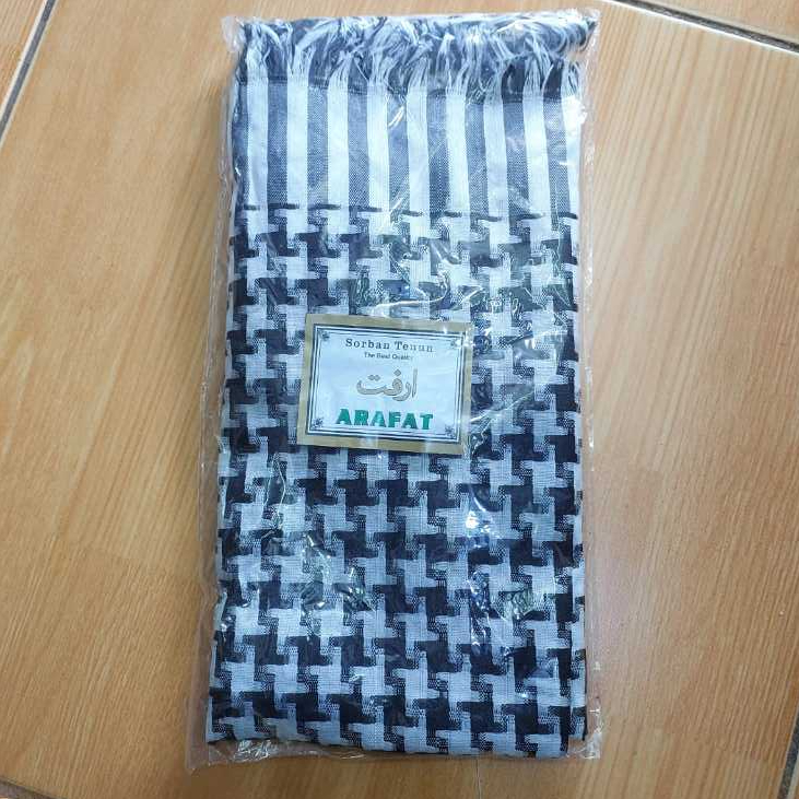 Jual Sorban Arab Igal Tali Peci Putih Dewasa Perlengkapan Haji Umroh ...
