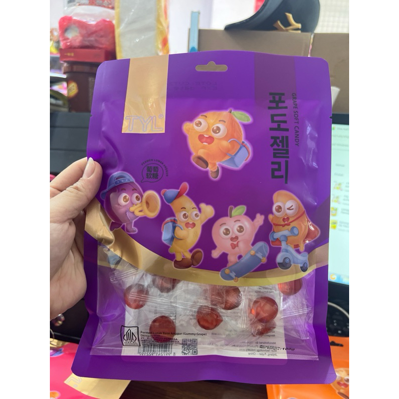 Jual TYL Baopi gummy Soft Candy 100g Permen Lunak Rasa Buah Mangga ...