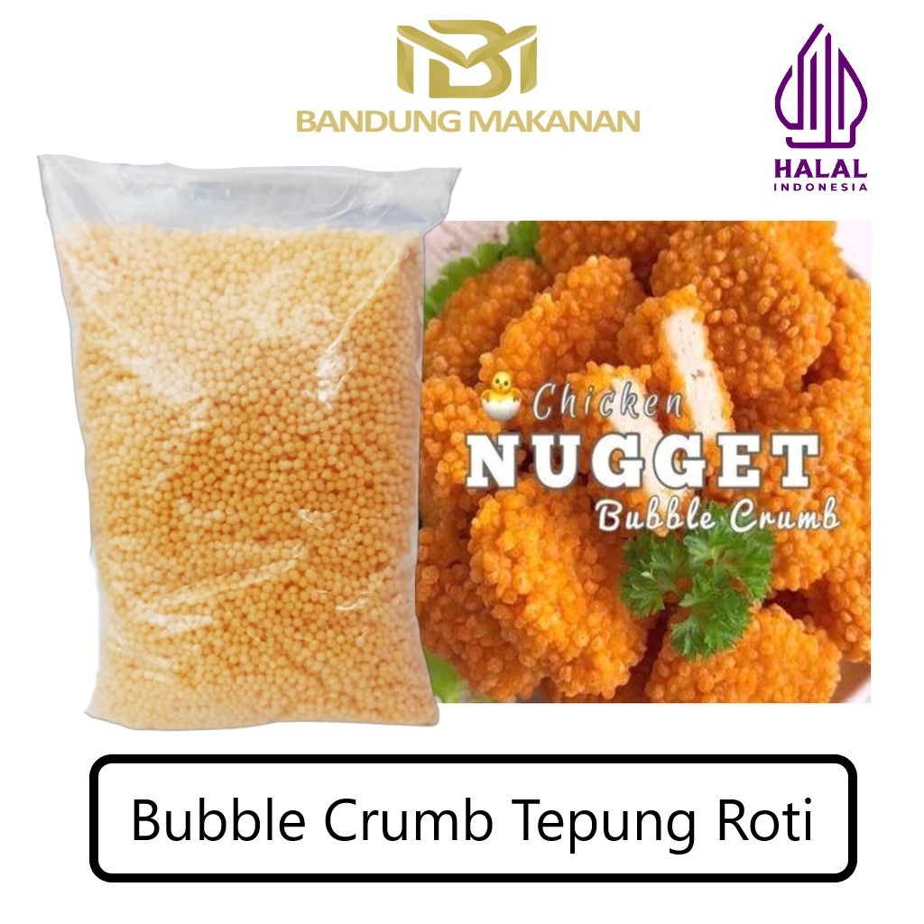 Jual BUBBLE CRUMB TEPUNG ROTI Nugget ECER 250g | Shopee Indonesia