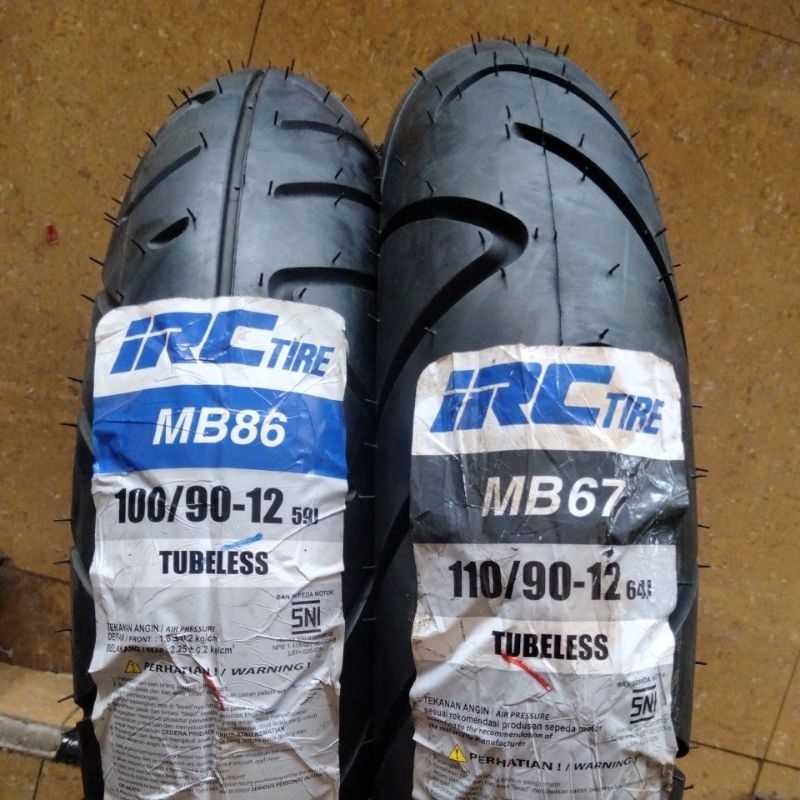 Jual Ban Luar Depan Belakang Scoopy New ESP Donat 110/90 - 12 MB67 100/90 -12 MB86 Ring 12 IRC ...