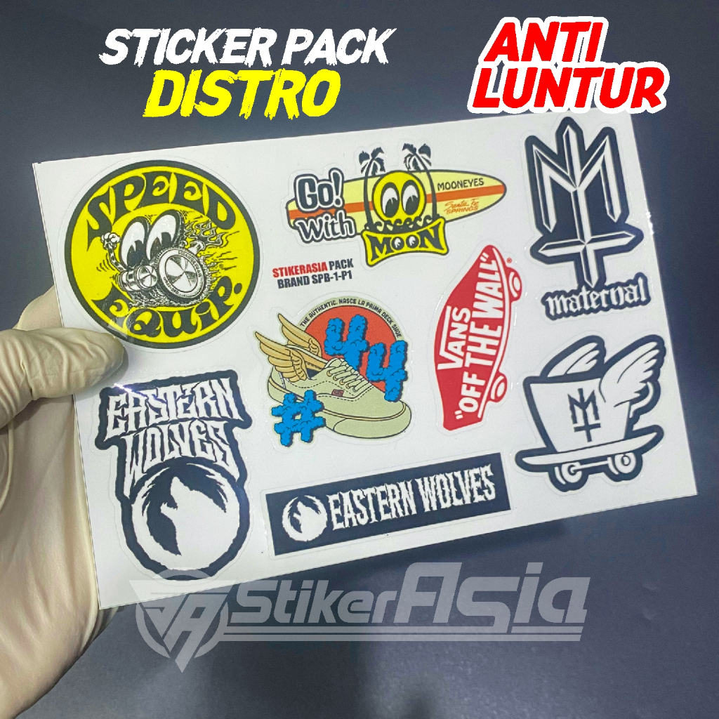 Jual STIKER PACK BRAND SPB-1-P1 STICKERASIA Sticker Label Sticker ...