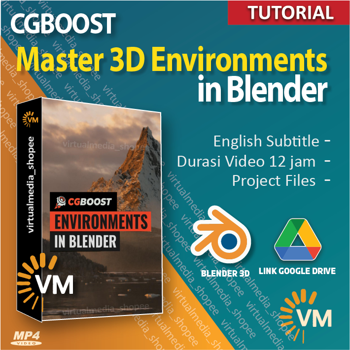 Jual TUTORIAL CGBOOST MASTER 3D ENVIRONMENTS IN BLENDER MODELING ... Jual TUTORIAL CGBOOST MASTER 3D ENVIRONMENTS IN BLENDER MODELING ...