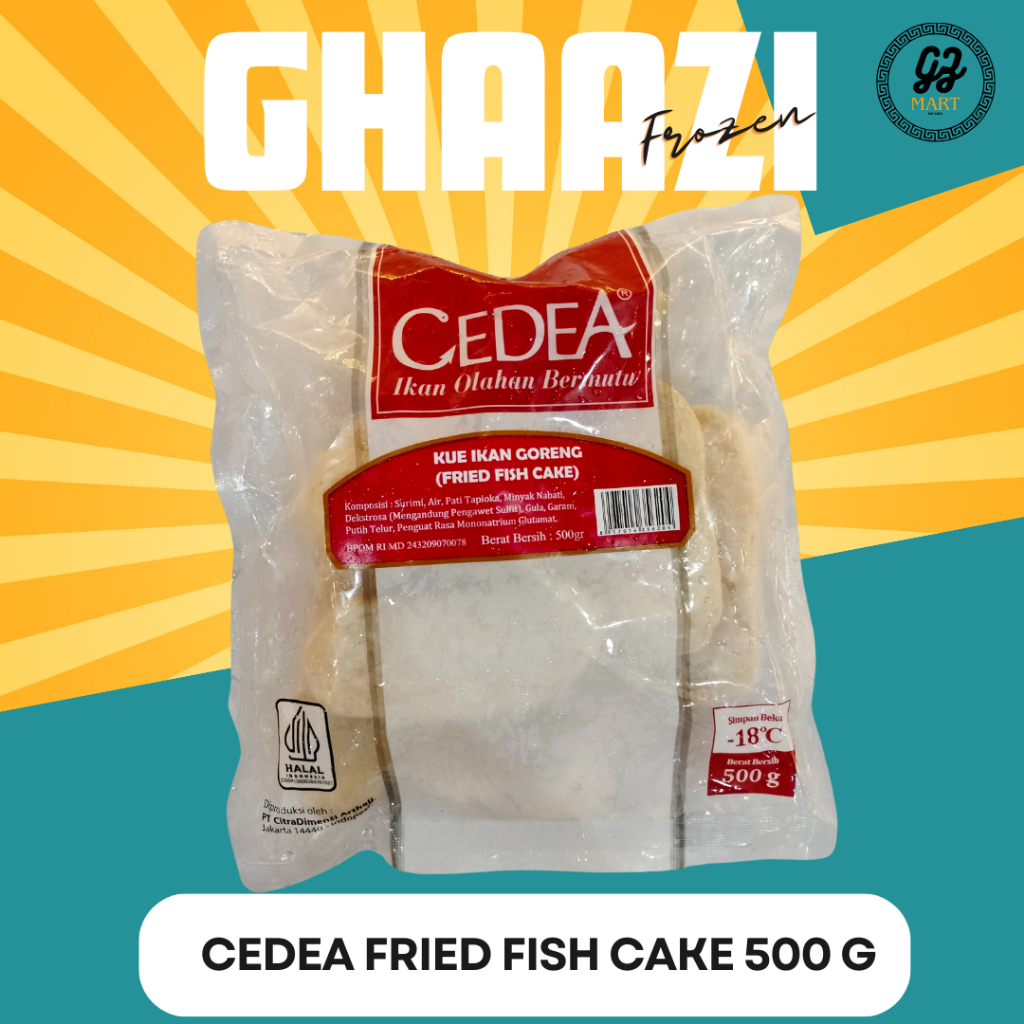 Jual CEDEA KUE IKAN GORENG (FRIED FISH CAKE) 500 G | Shopee Indonesia