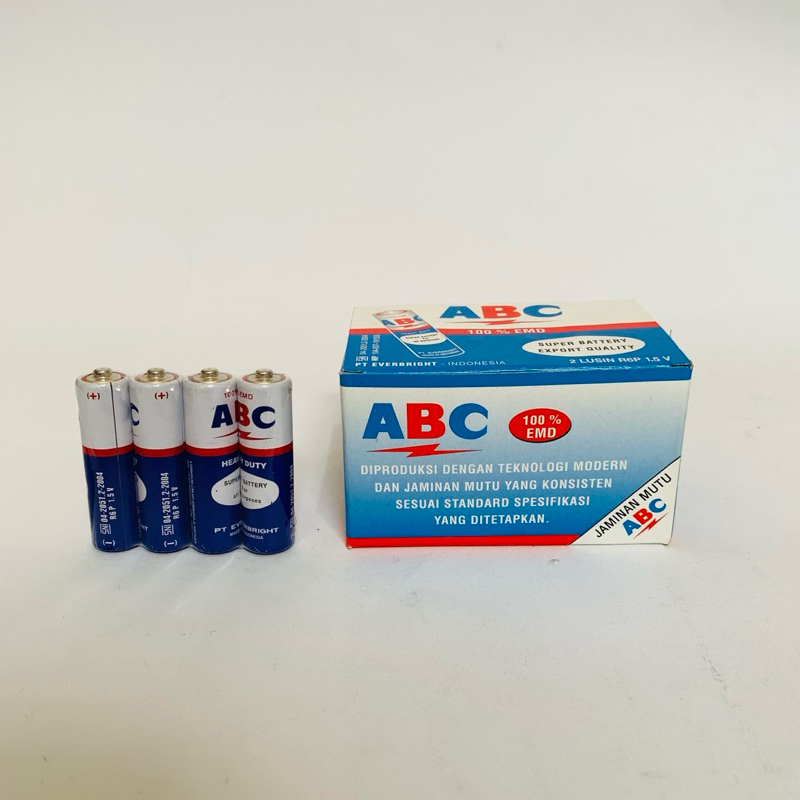 Jual Baterai ABC A2 Biru/ Baterai Jam (1 Set/ 4 Pcs) | Shopee Indonesia