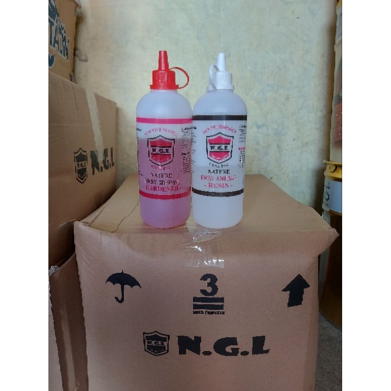 Jual LEM KAYU EPOXY NGL 2 KOMPONEN RESIN 06& HARDENER 07 (BESAR ...