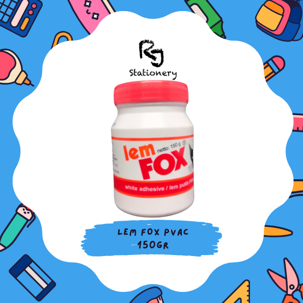 Jual Lem Fox Putih 150 Lem Putih Fox Pvac 150 gr Fox Lem Pvac 150 gram ...