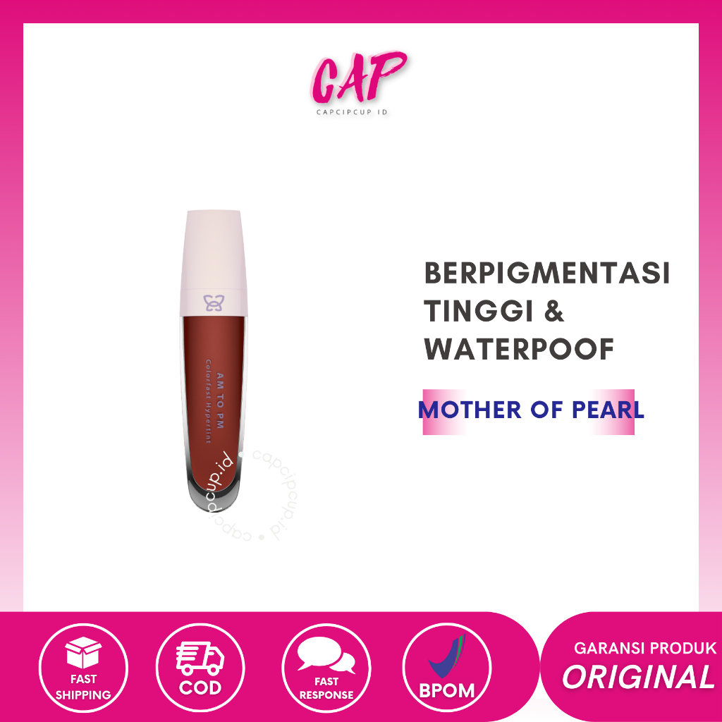 Jual CAP - MOP - Mother of Pearl AM to PM Colorfast Hypertint [Made by Tasya Farasya] | Shopee ...