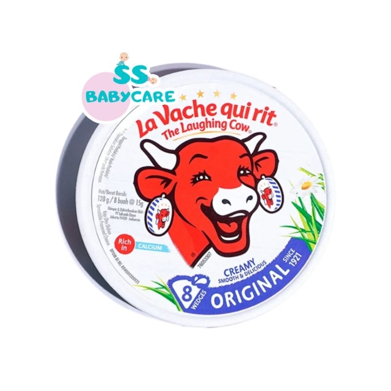 Jual The Laughing Cow Original Cheese 8 Portions 120gr - Keju MPASI ...