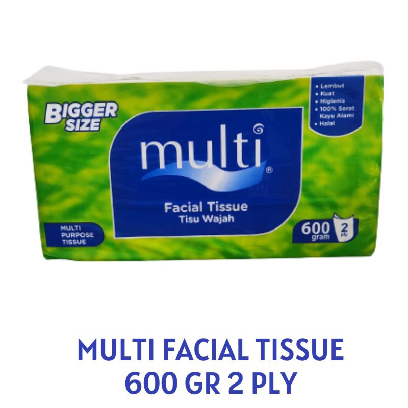 Jual Tissue Facial Multi 600 gr 2 ply / Tisu wajah / tissu | Shopee ...