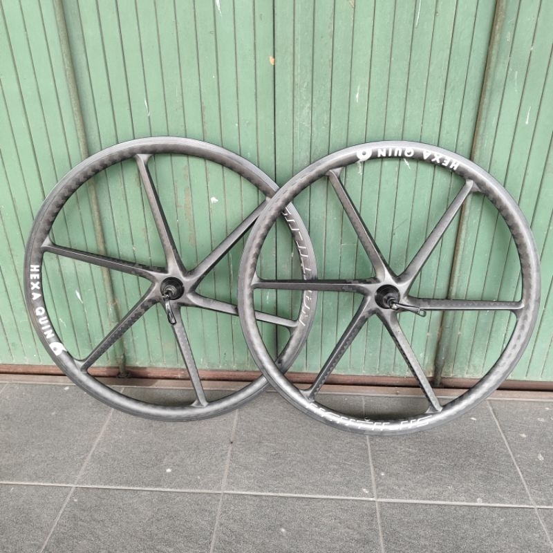 Jual Wheelset Wheel Set RB Road Bike Nautilus Hexaquin Hexa Quin Rim ...