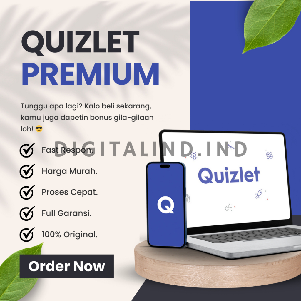 Jual Quizlet Plus Versi Guru Premium 1 Bulan | Shopee Indonesia