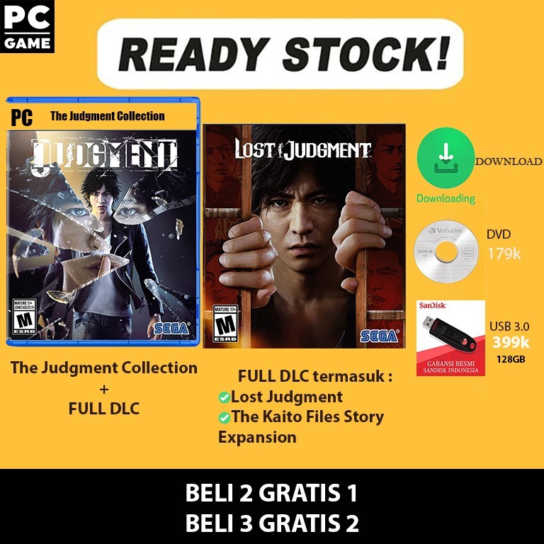 Jual Judgment Collection Edition Lost Judgment PC ORIGINAL | Shopee ...