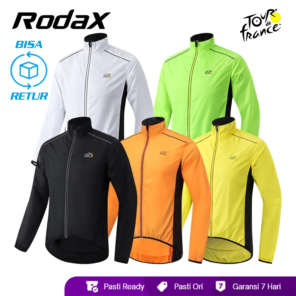 Jual Tour de France Jacket by RodaX Foldable Jaket Roadbike Unisex 182 ...
