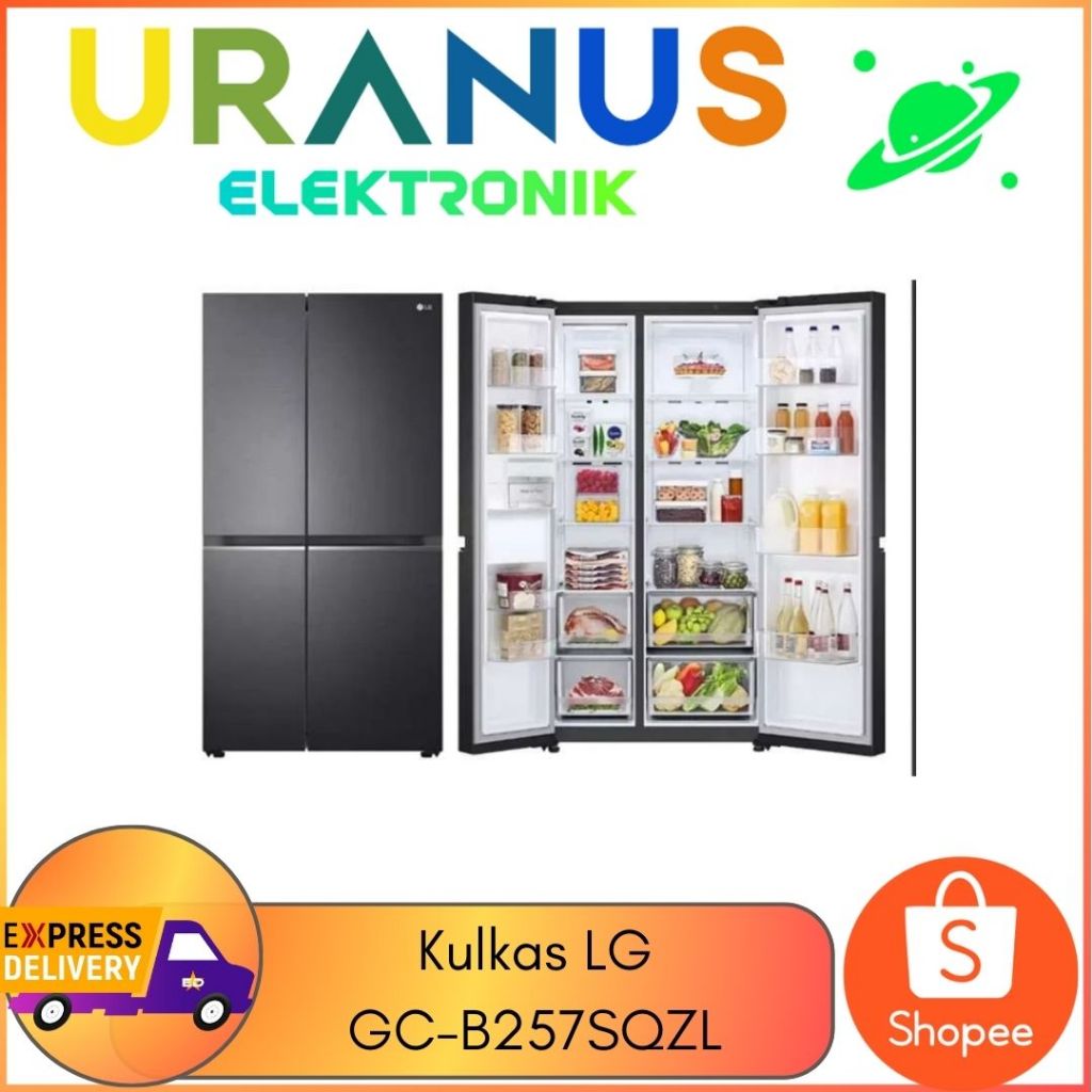 Jual Lg GC-B257SQZL Kulkas Lg Side By Side Kapasitas 647Liter Smart Inverter Compressor | Shopee ...