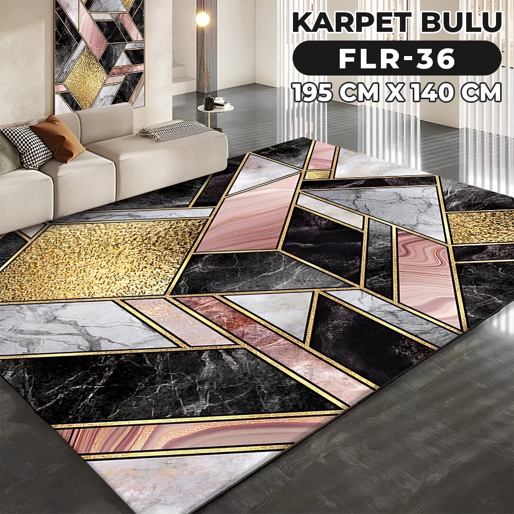 Jual Ai Home Karpet Bulu Rasfur Ukuran 140X195cm Karpet Lantai Bulu ...