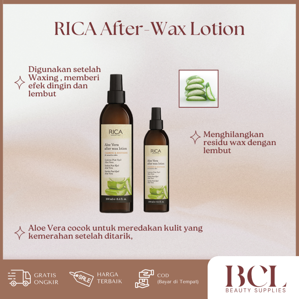 Jual RICA - After Wax Lotion | Rica Waxing | Shopee Indonesia