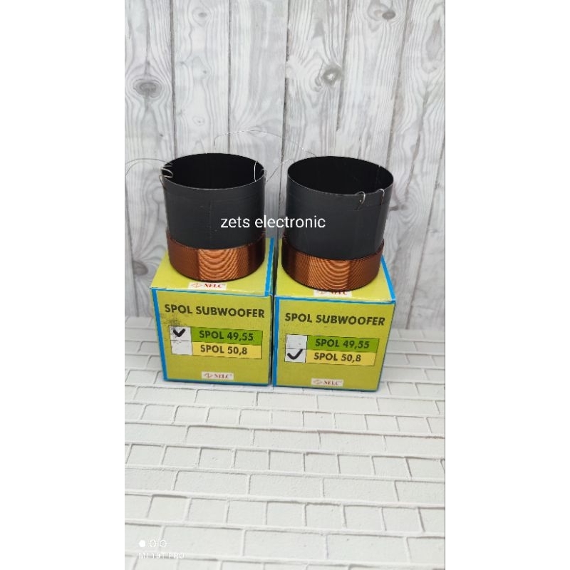 Jual SPUL SPOL SPEAKER SUBWOOFER DOUBLE COIL 49,5 DAN 50,8 NELC ...