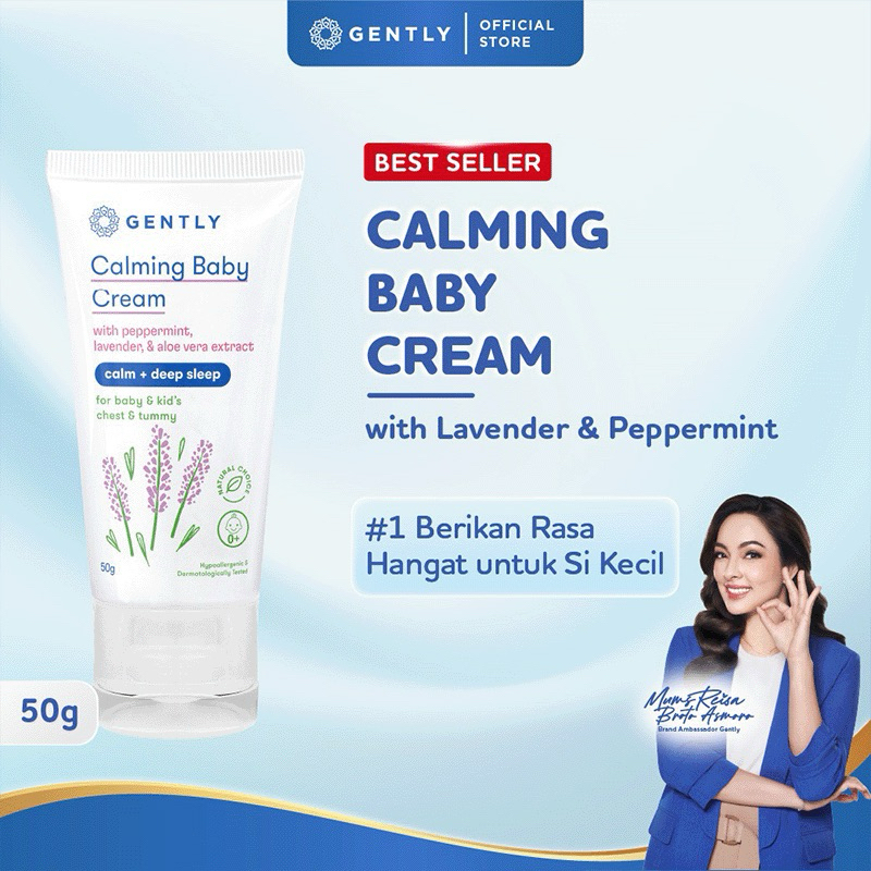 Jual Gently Calming Baby Cream 50gr | Krim Penghangat dan Pereda Kolik ...
