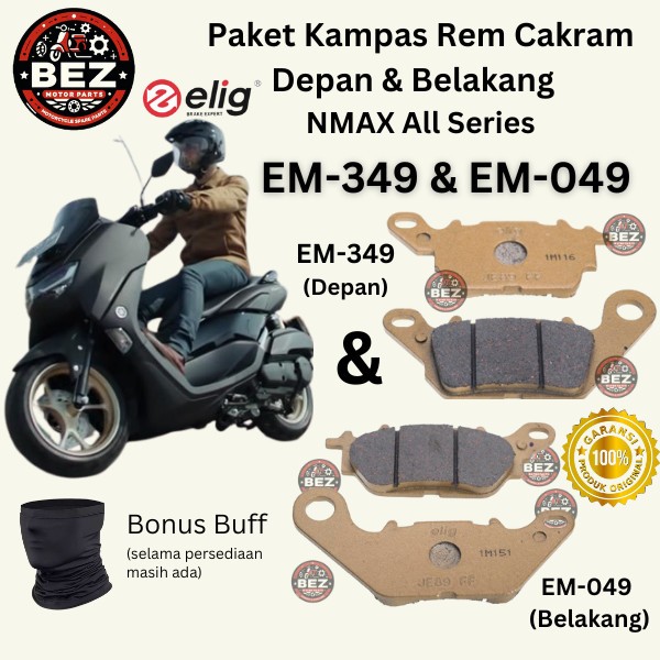 Jual Paket Kampas Rem Cakram NMAX All Series (Depan dan Belakang) | Shopee Indonesia