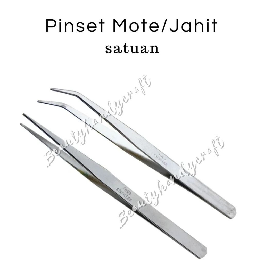 Jual Pinset Jahit Mote Manik-manik Lurus dan Bengkok | Shopee Indonesia