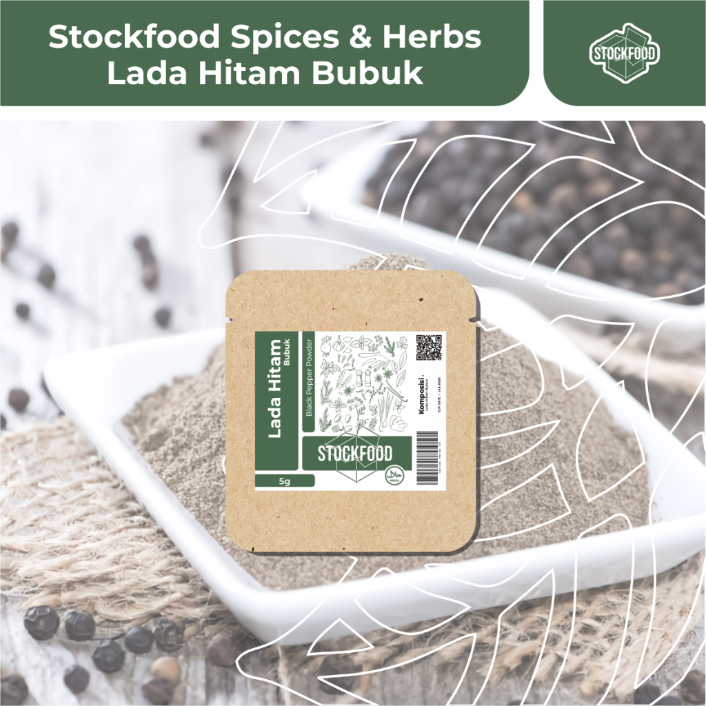 Jual Lada Hitam Bubuk - Stockfood Spices & Herbs Eco Pack | Shopee ...