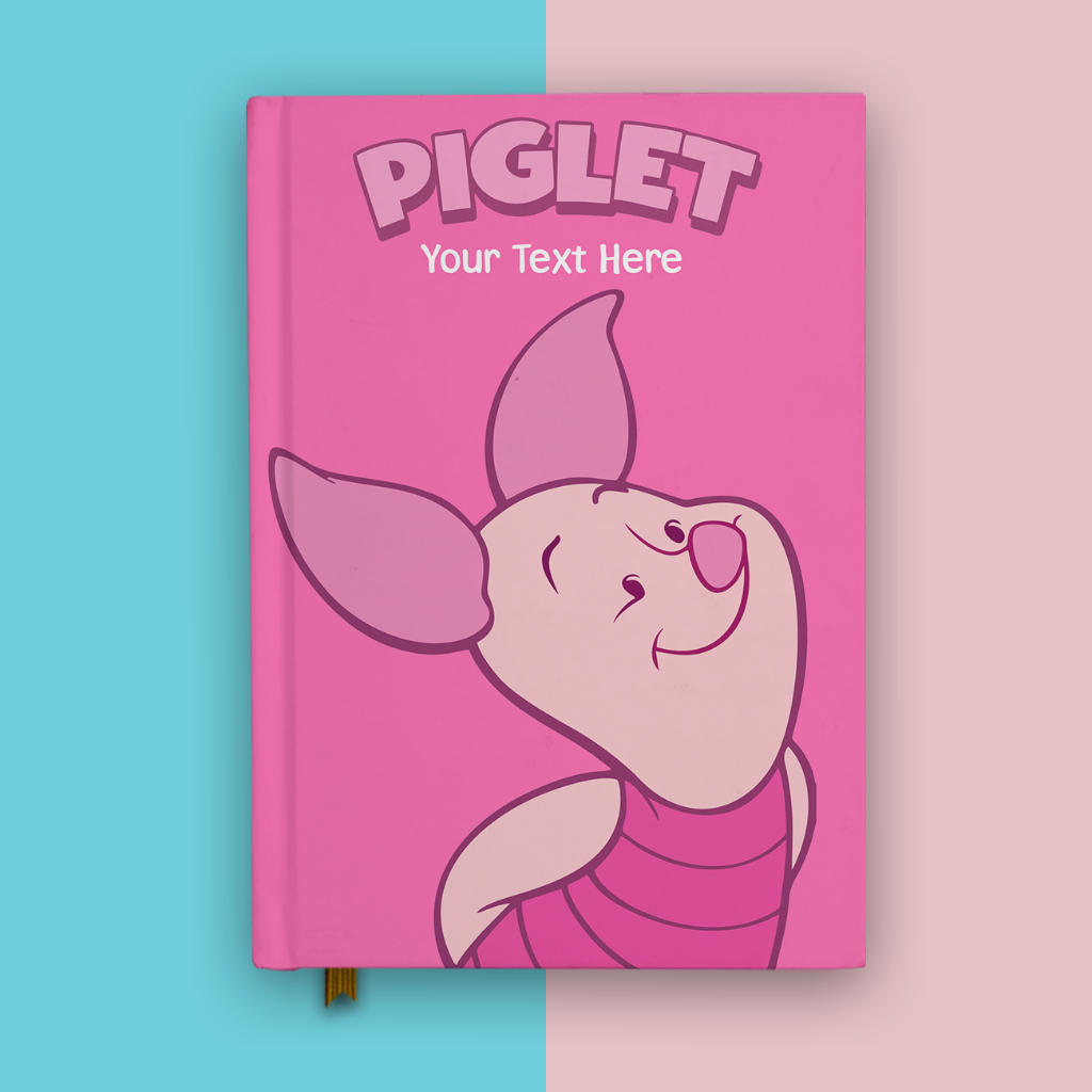 Jual Buku Catatan Notebook Winnie The Pooh 4 Piglet Cartoon Custom Nama ...