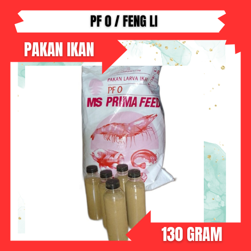 Jual pakan ikan / pakan ikan hias / feng li prima feed pf 0 / 130 gram ...