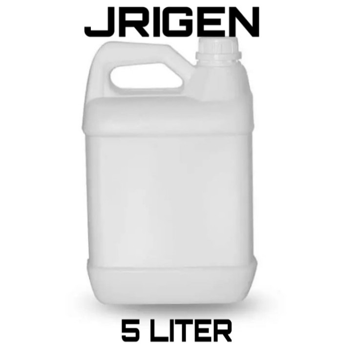 Jual JERIGEN PUTIH 5 LITER + TUTUP | Shopee Indonesia