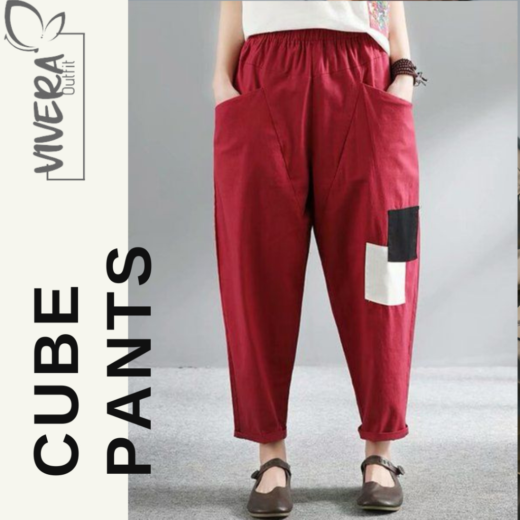 Jual Cube Pants/ Celana casual | Shopee Indonesia