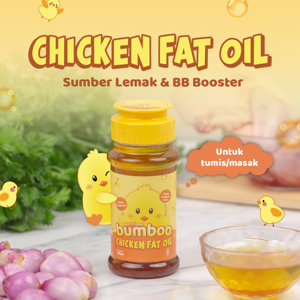 Jual Barefood Bumboo Fat Oil (Chicken Fat Oil & Beef Fat Oil)-Minyak ...