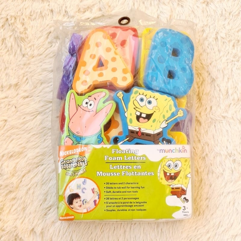 Jual LAST STOCK! Mainan Edukasi Anak Abjad Alphabet Munchkin Spongebob ...
