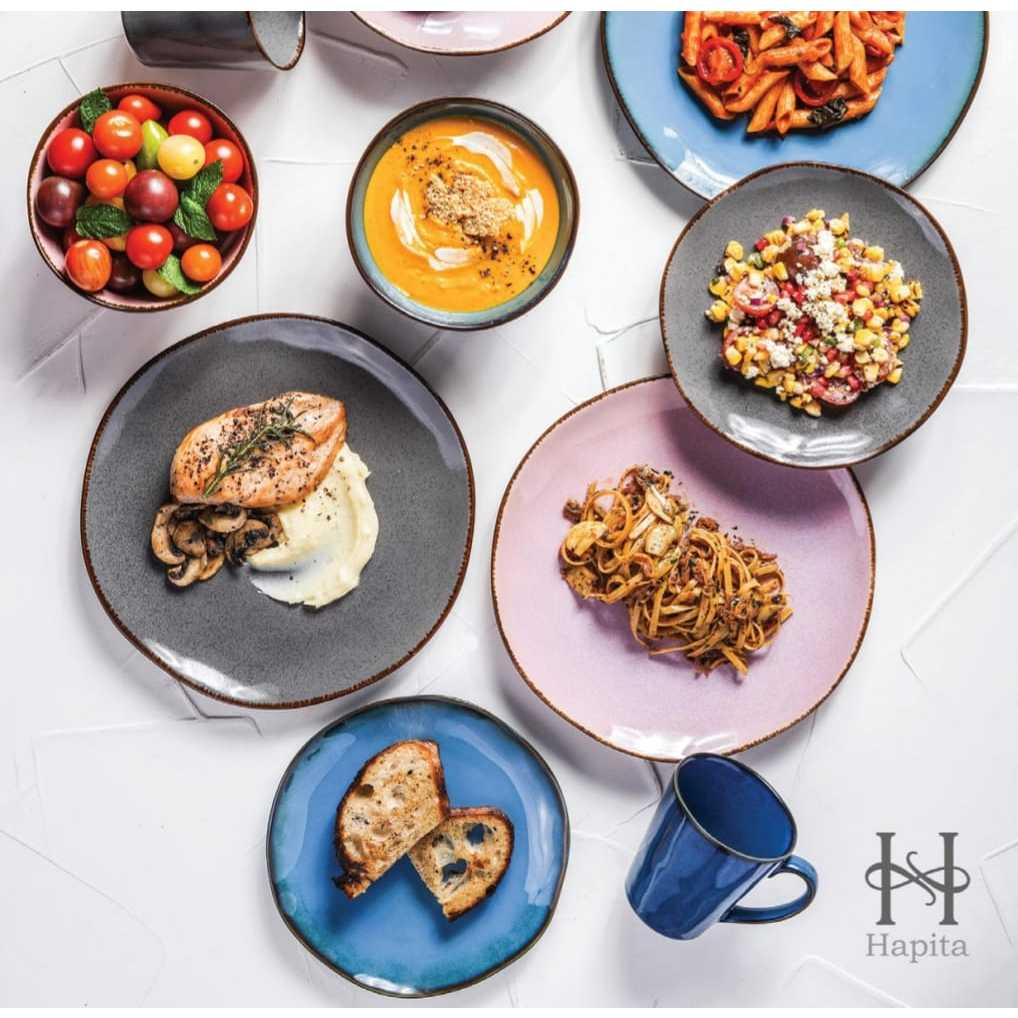 Jual Piring Makan Keramik Dinner Plate 27 cm Cantik Estetik - Alicia ...