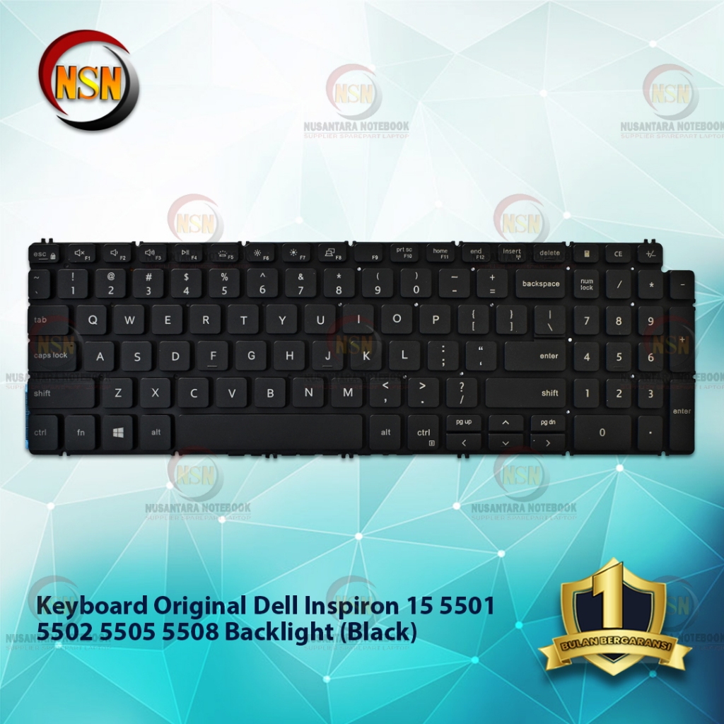 Jual Keyboard Original Laptop For 15 5501 5502 ( Backlight ) | Shopee Indonesia