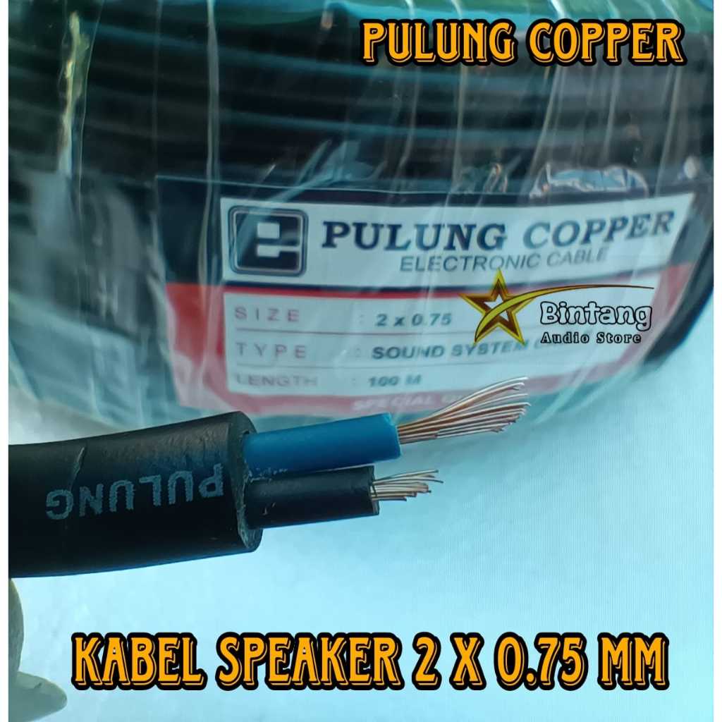 Jual Kabel Spiker Merk Pulung Copper 2x0.75 MM Kualitas Original Harga ...