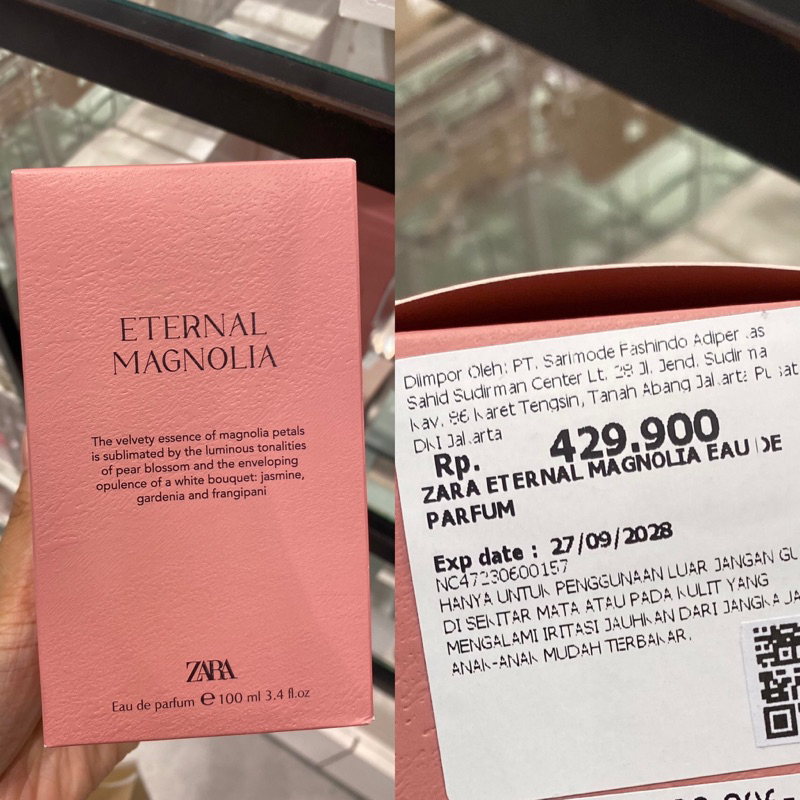 Jual (ORIGINAL STORE ZARA) ZARA Eau de Parfum/ Zara Nude Bouquet / Zara ...