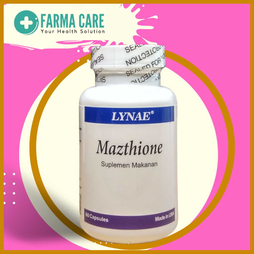 Jual LYNAE MAZTHIONE BOTOL 60 KAPSUL GLUTATION | Shopee Indonesia