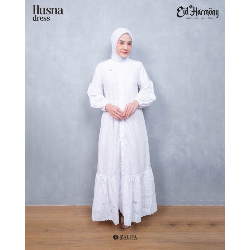 Jual HUSNA DRESS ZALIFA EID SERIES RAYA ORIGINAL | Shopee Indonesia