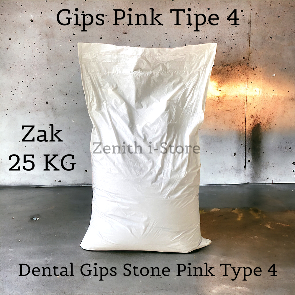 Jual Gips Pink Tipe 4 Glastone Dental Stone Gips Stone Die Stone Dental ...