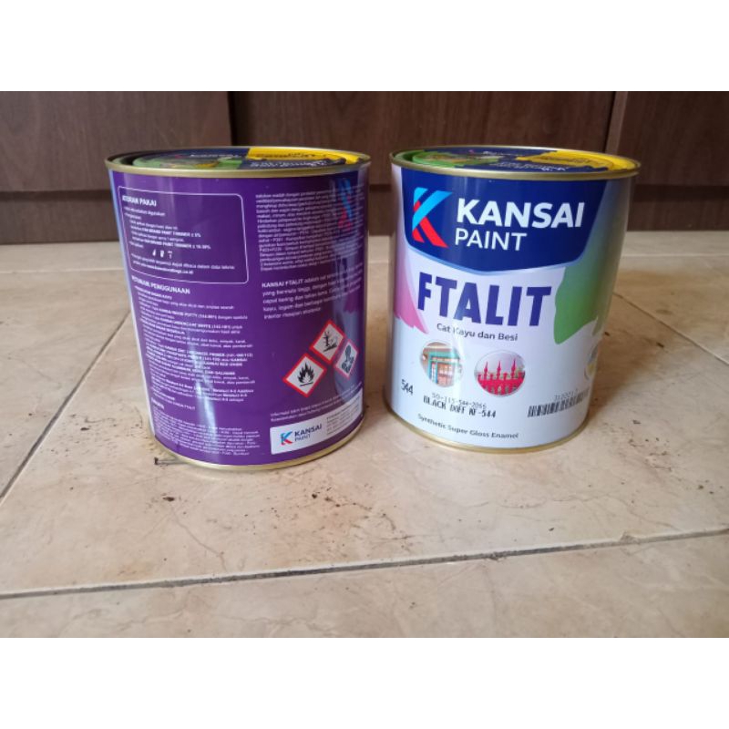 Jual cat FTALIT Hitam 1 kg-cat kayu dan besi/warna hitam | Shopee Indonesia
