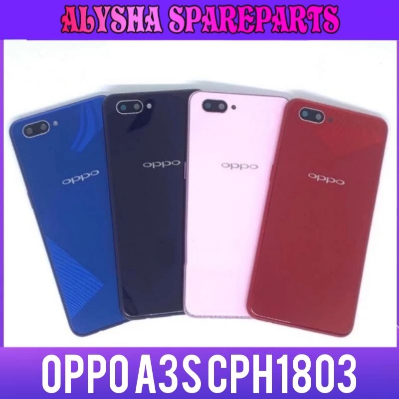 Jual BACKDOOR - BACK COVER - BACK CASING OPPO A3S CPH1803 TUTUP BATERAI ...