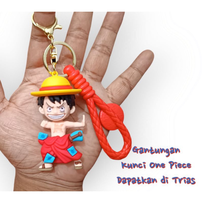Jual Gantungan kunci premium one piece/gantungan kunci lucu/gantungan ...
