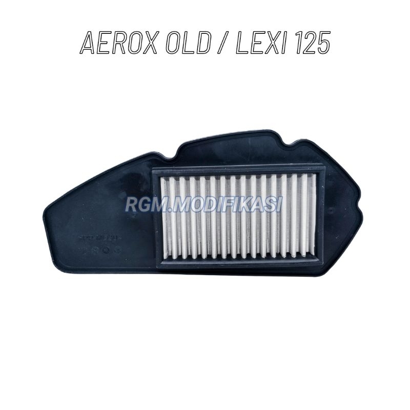 Jual AIR FILTER UDARA STAINLESS AEROX OLD LEXI 125 MODEL FEROX | Shopee ...