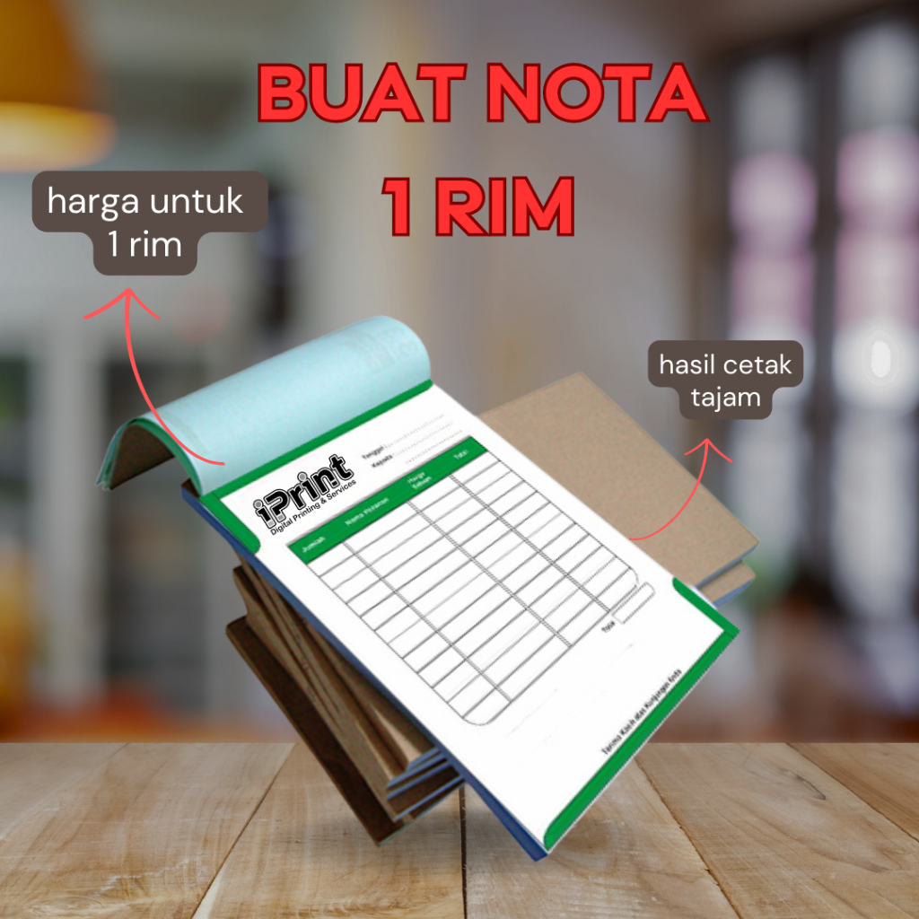 Jual Nota Kwitansi Bon Faktur Surat Jalan Custom | Shopee Indonesia